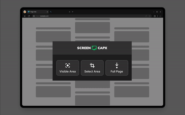 ScreenCapX - Full Page Screen Capture Extension